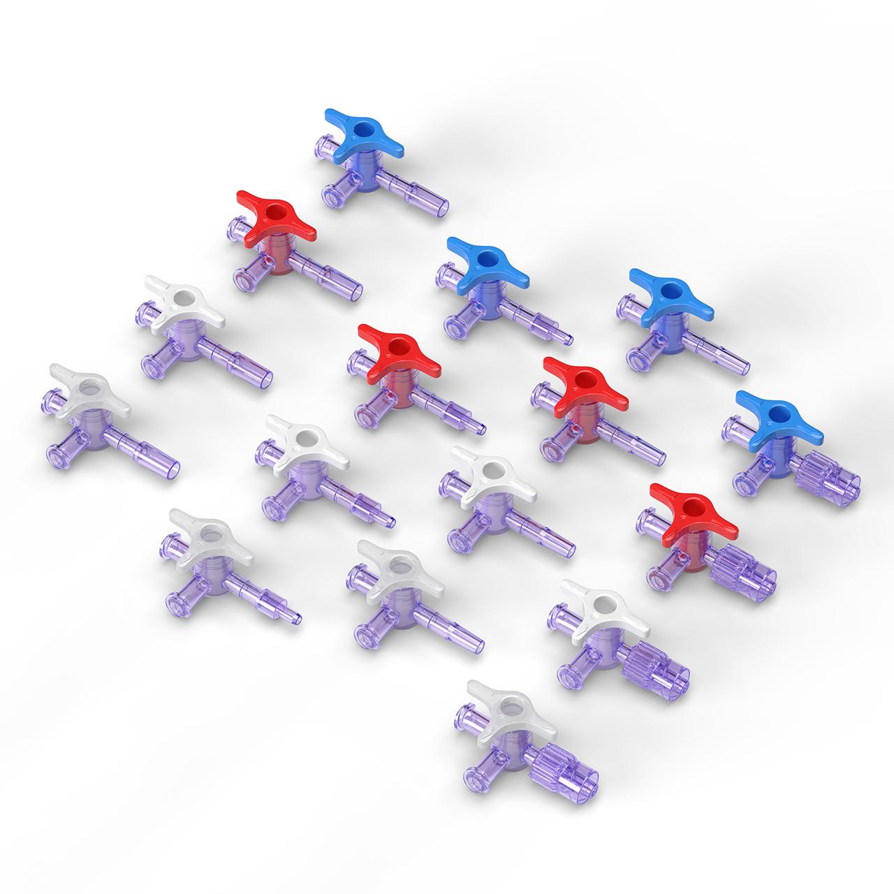 Stopcocks with Tactile Stops from Qosina Europe