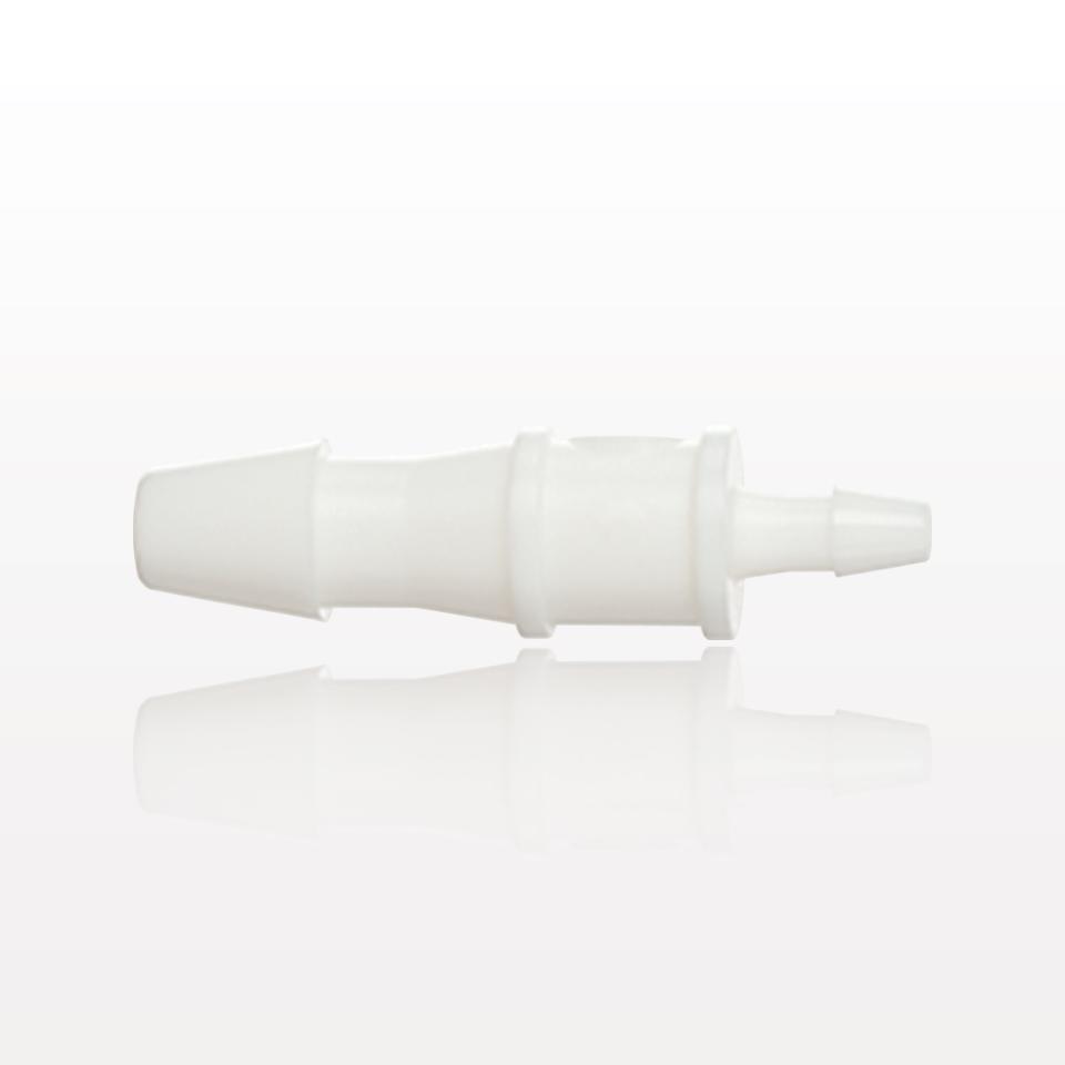 Straight Connector, Reducer, Barbed, White - 11912