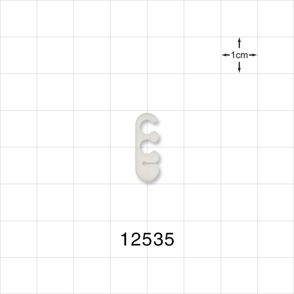 2 Channel Multi-Cavity Clip with Guide Wire Slit - 12535