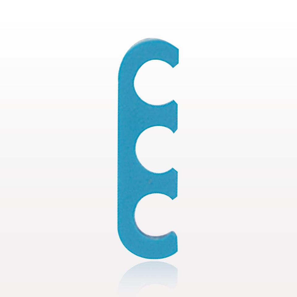 3 Channel Multi-Cavity Clip, Blue - 12554