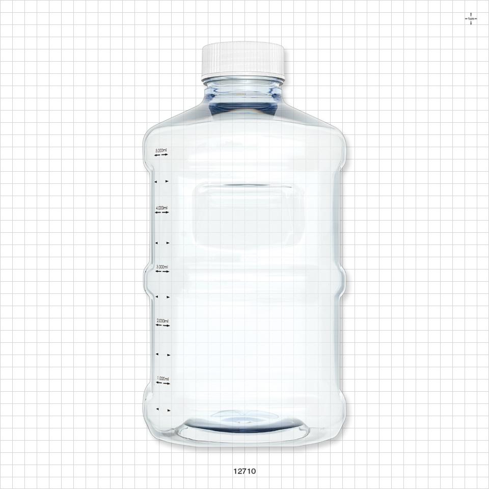 PharmaTainer™ Bottle, Non-Sterile, 5/Vacuum Sealed Pack - 12710