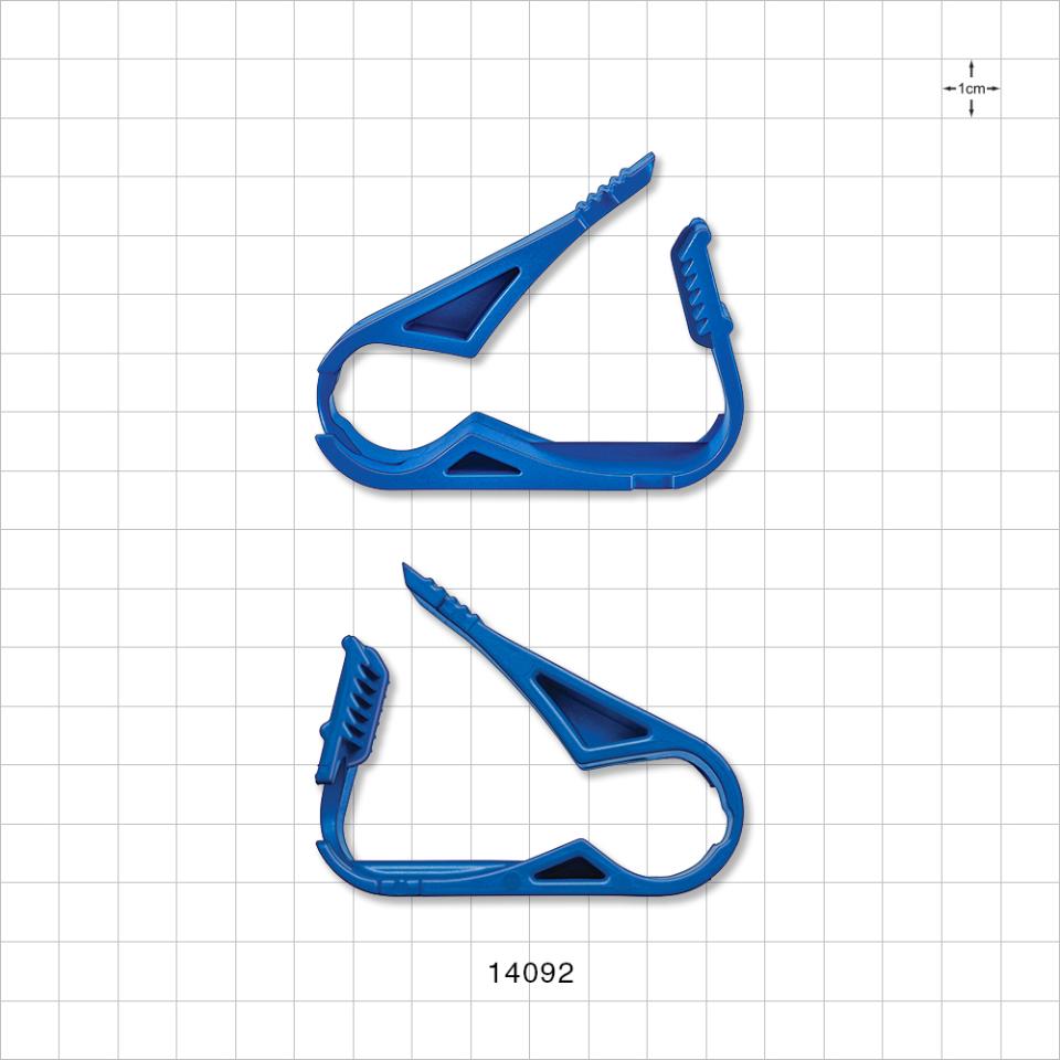 Pinch Clamp, Ratchet-Style, Side-Load, Blue - 14092