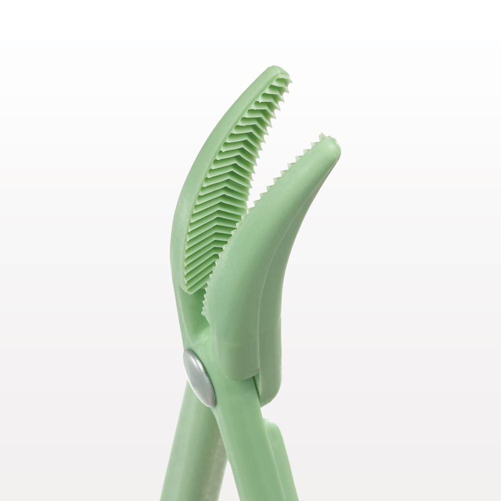 Locking Forceps, Curved, Green
