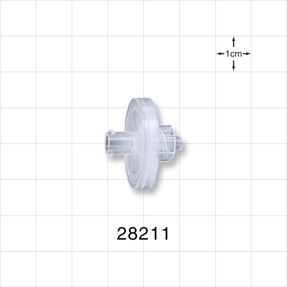 Hydrophobic Filter with Female Luer Lock Inlet, Male Luer Lock Outlet ...