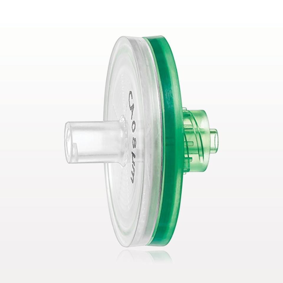 Hydrophilic Filter, Female Luer Lock Inlet, Male Luer Lock Outlet