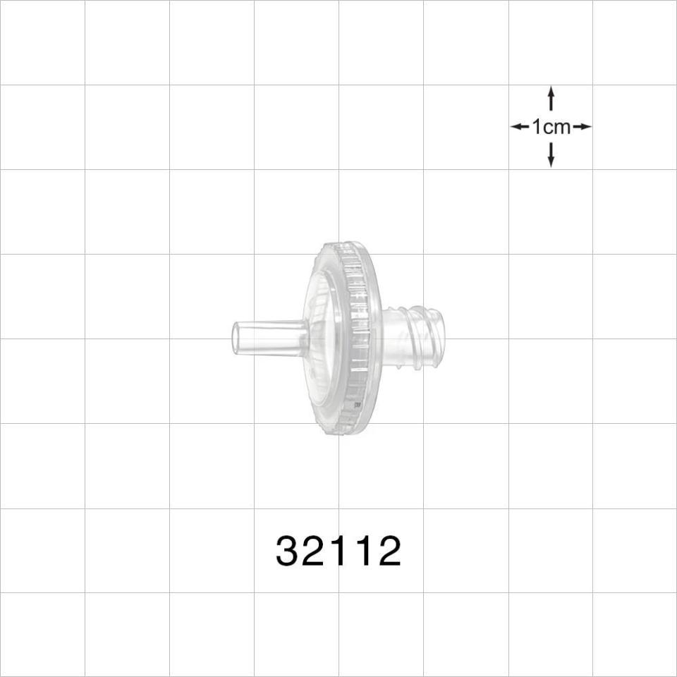 Transducer Protector, Male Luer Slip Inlet, Female Luer Lock Outlet