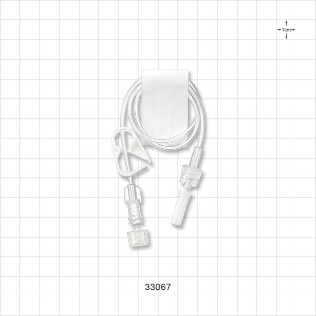 Extension Line, Female Luer Lock to Male Luer Lock with Vented Caps and ...