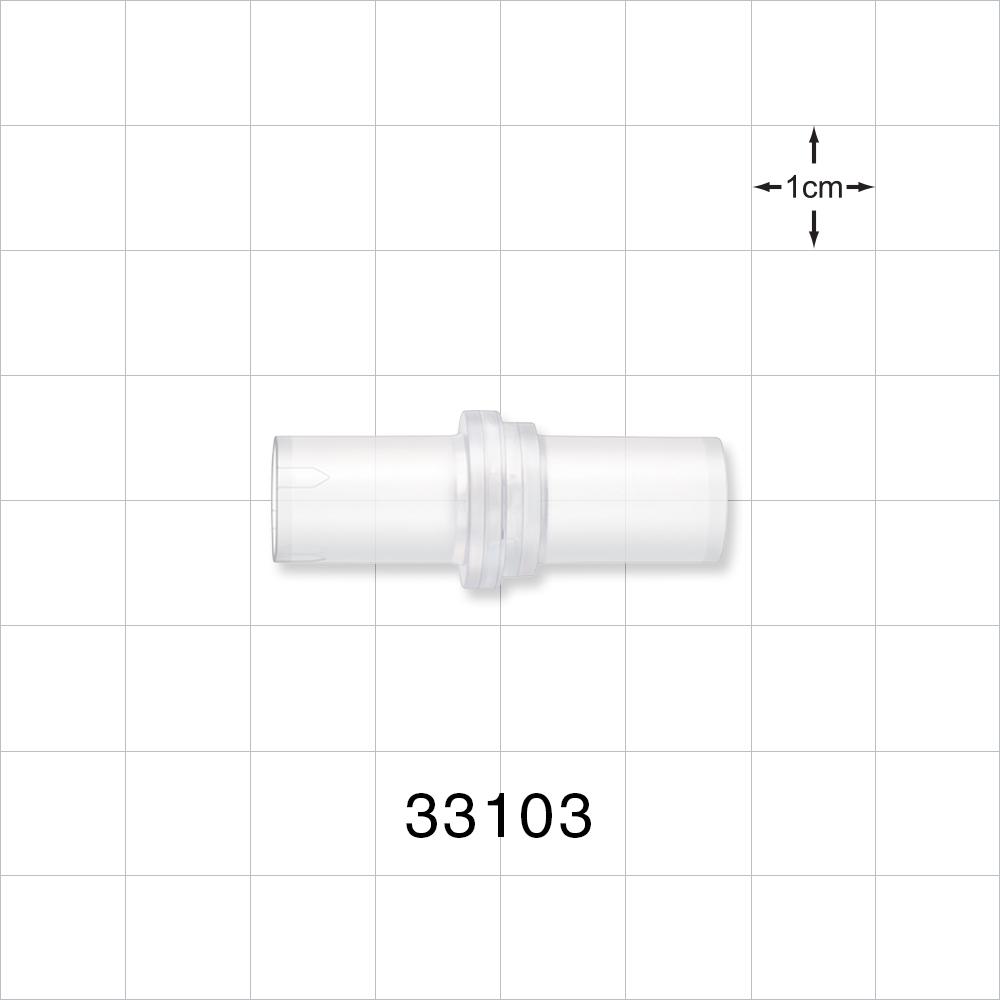 High-Flow Check Valve, Tubing Port Inlet, Tubing Port Outlet - 33103