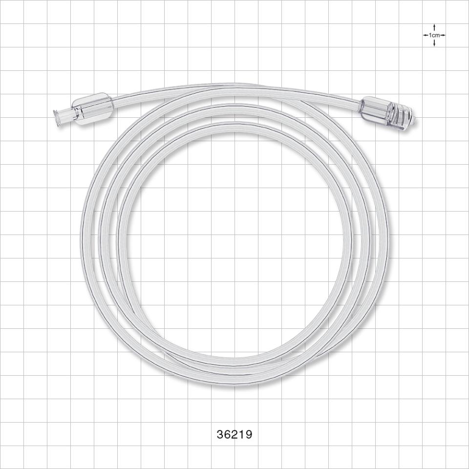 Bonded Non-Braided High Pressure Extension Line, Female Luer Lock, Male ...