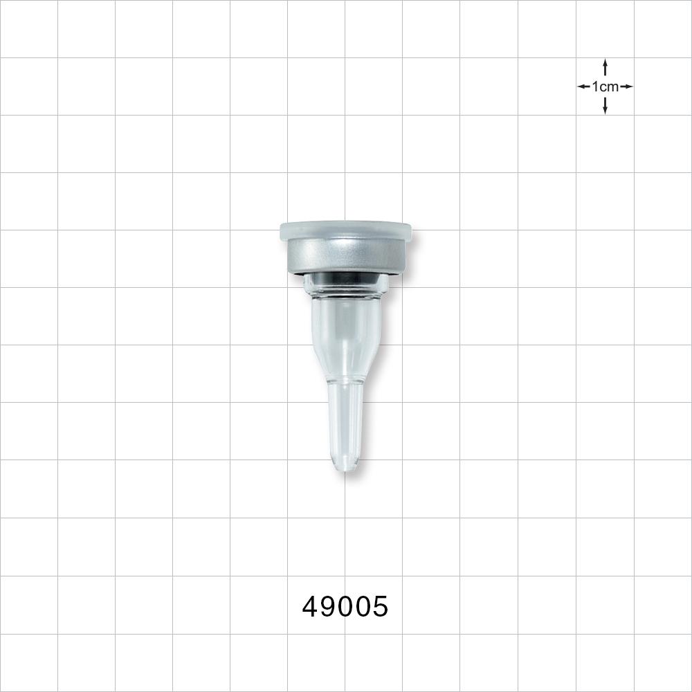 Injection Port with Sterilization Ring and Cap - 49005
