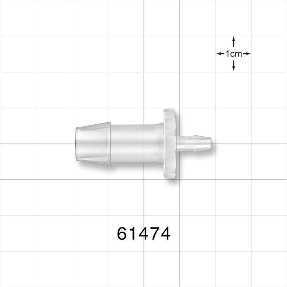 Straight Reducer Connector, Barbed Natural - 61474