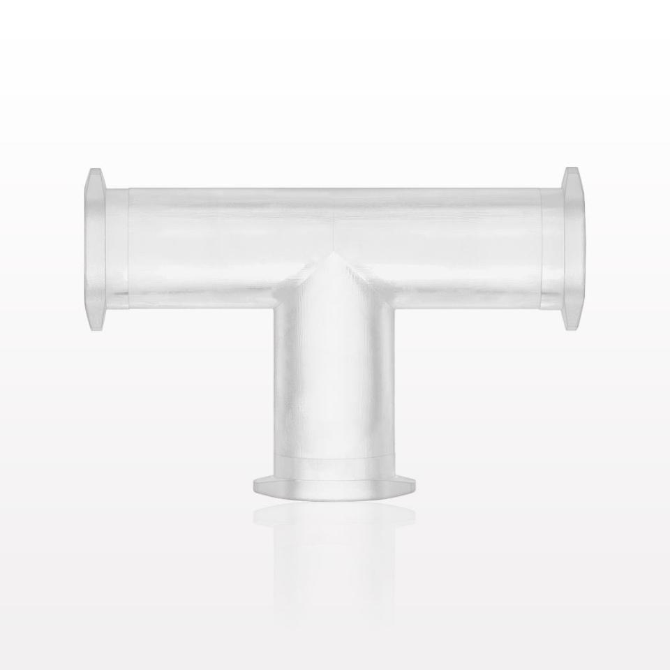 T Connector, All Ports Female Luer Locks, Natural - 61751
