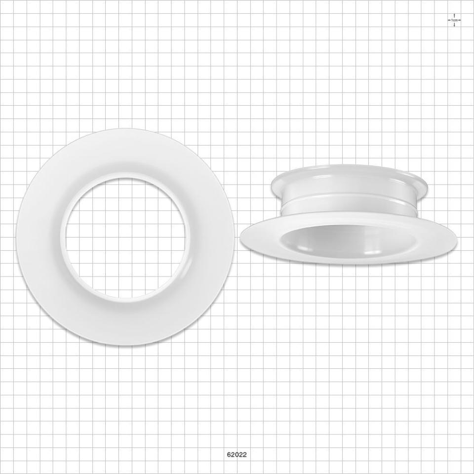 Bag Port Flange with Sanitary Flange, Natural - 62022