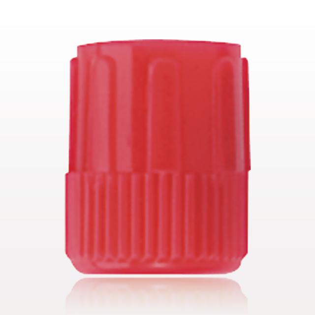 Non-Vented Male Luer Lock Cap with Recessed Male Stem, Red - 65309