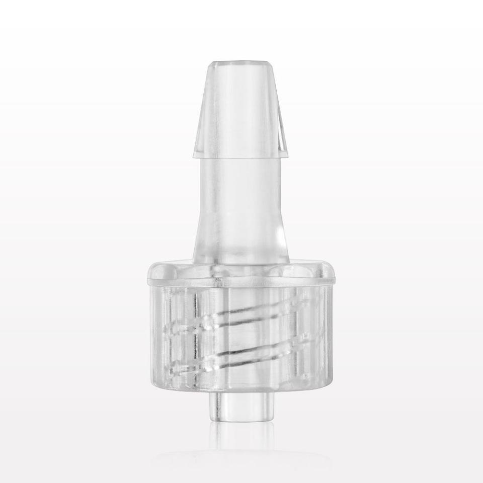 Male Luer Lock, Barbed, Clear