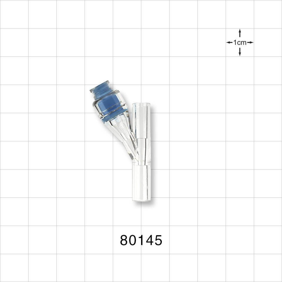 Needleless Y Injection Site, Swabbable - 80145