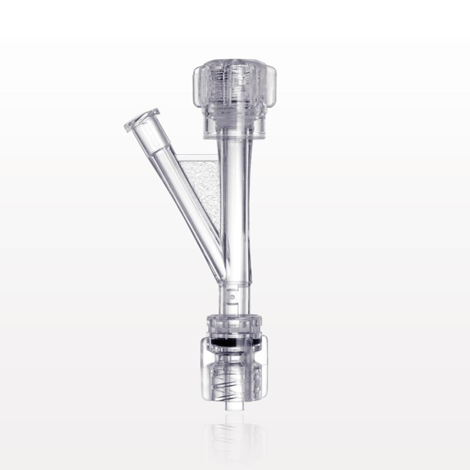 Hemostasis Valve Y Connector, Rotating Male Luer Lock, Female Luer Lock ...