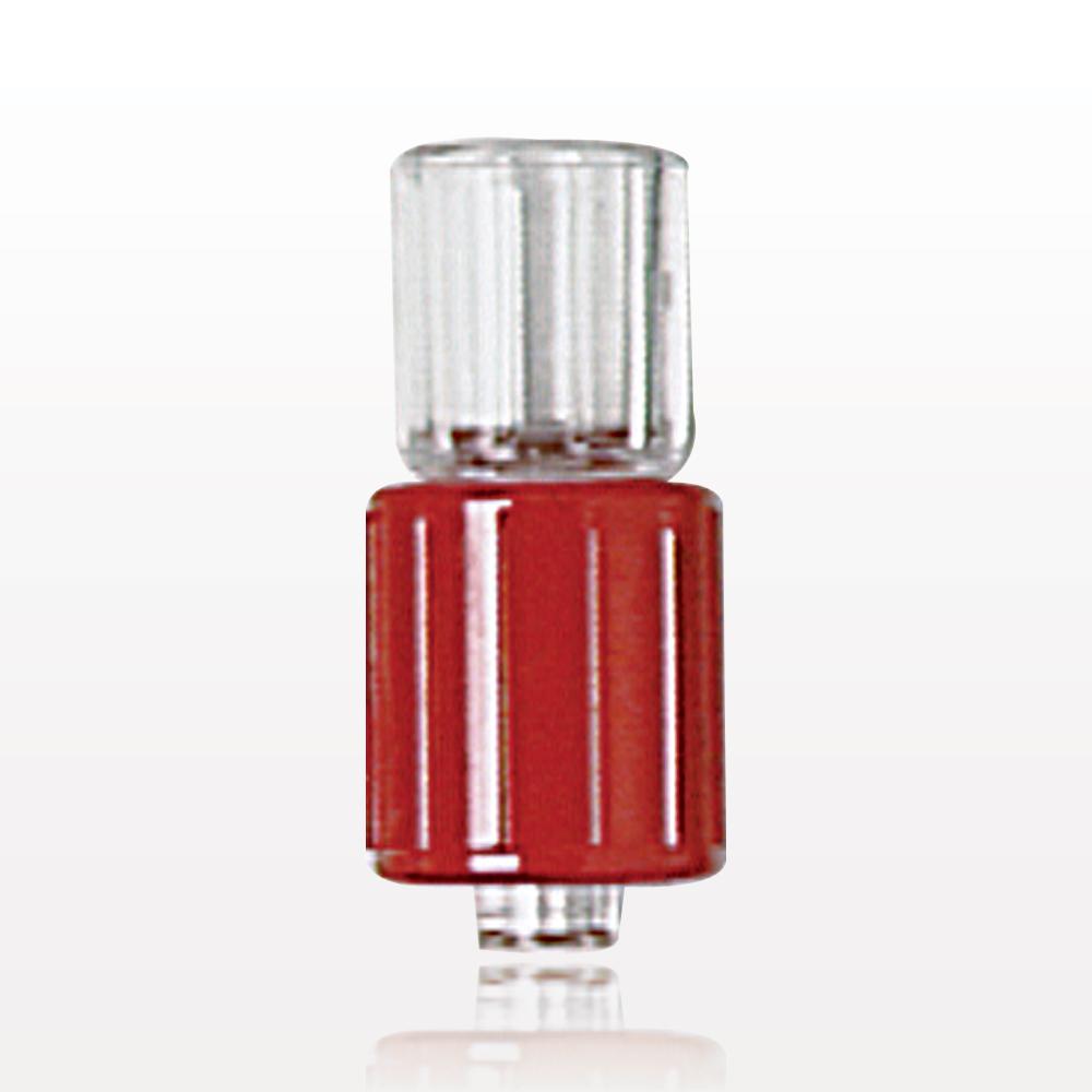 Male Luer Connector with Red Spin Lock - 90234