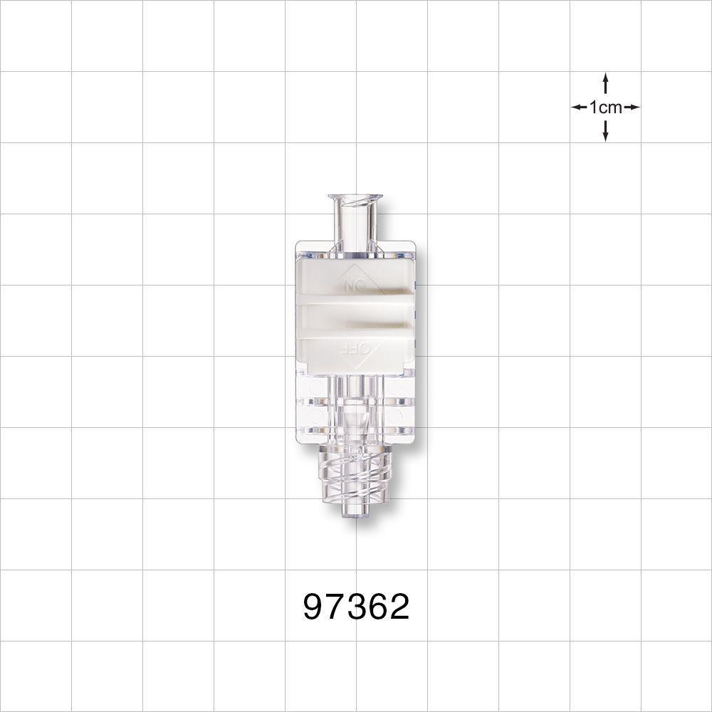 Flow Control Switch, Female Luer Lock Inlet, Male Luer Lock Outlet ...