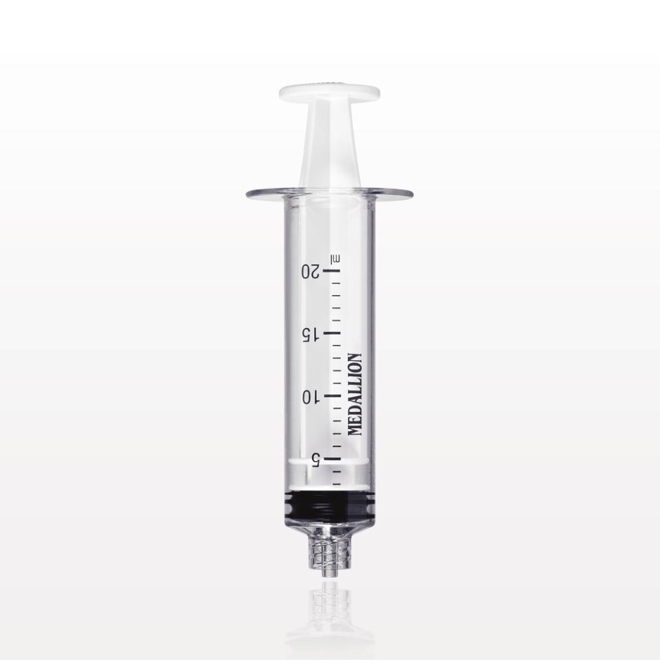 Medallion® Syringe, Male Luer Lock, White - C1011