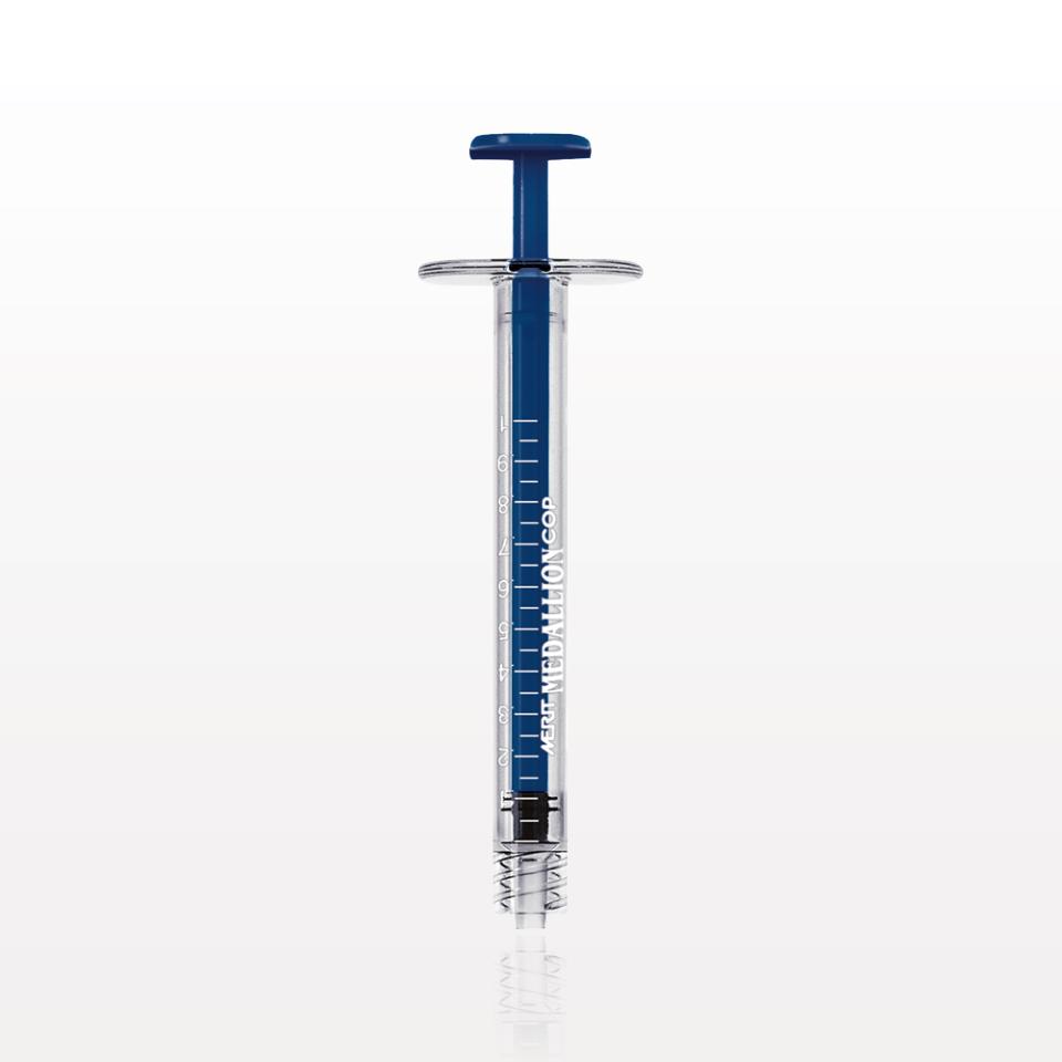Medallion® COP Syringe, Male Luer Lock, Blue - C1127