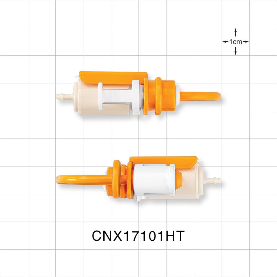 MicroCNX® ULT Connector, Genderless, Barbed, High Temperature - CNX17101HT